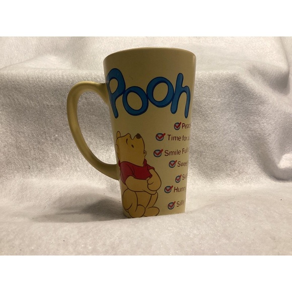 Disney | Dining | Disney Winnie The Pooh Tall Mug Yellow 2oz Coffee ...